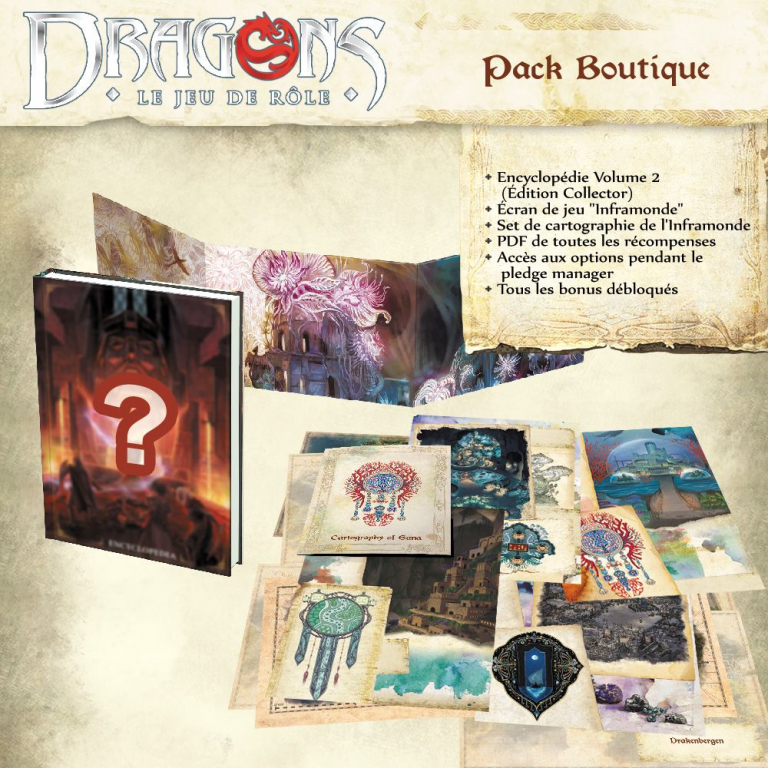 DRAGONS – Encyclopédie 2 Inframonde – Kit exclusif Grand Ver – NEOLUDIS